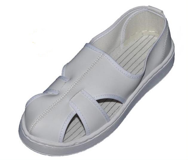 Cleanroom Four Hole ESD Safety Shoes For Industrial EPA Area Dust Free