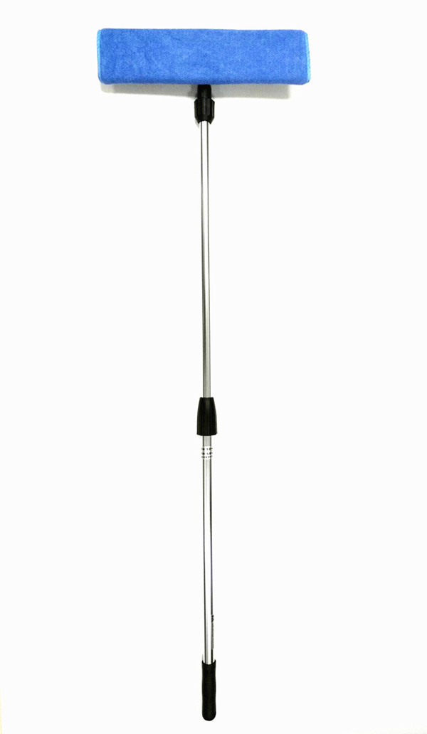 100% Microfiber Cloth Head Cleanroom Mops Semi Open Back Style 210gsm