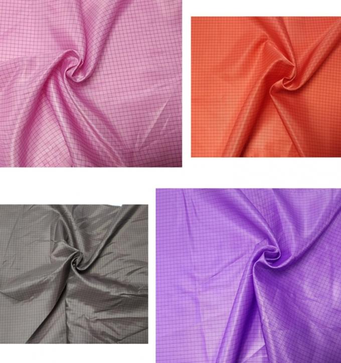 110gsm Anti Static Polyester Fabric 2/3 Twill Woven Style For ...