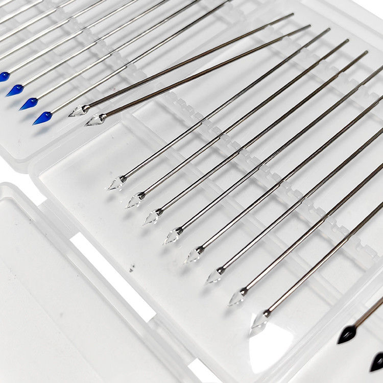 translucent ESD stainless steel rod pointed head Gel Sticky Swab ...