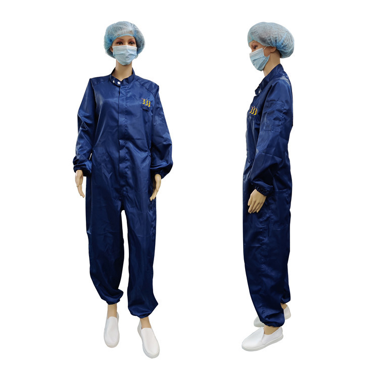 5mm Stripe Waterproof Dark Blue Anti Static ESD Washable Coverall ...