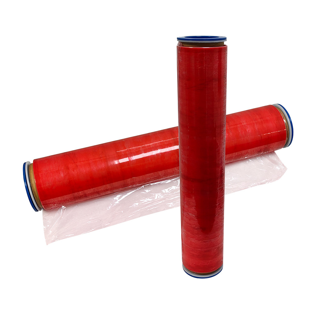 500MM Red Transparent Anti-Static LDPE Wrapping Film ESD Stretch Film