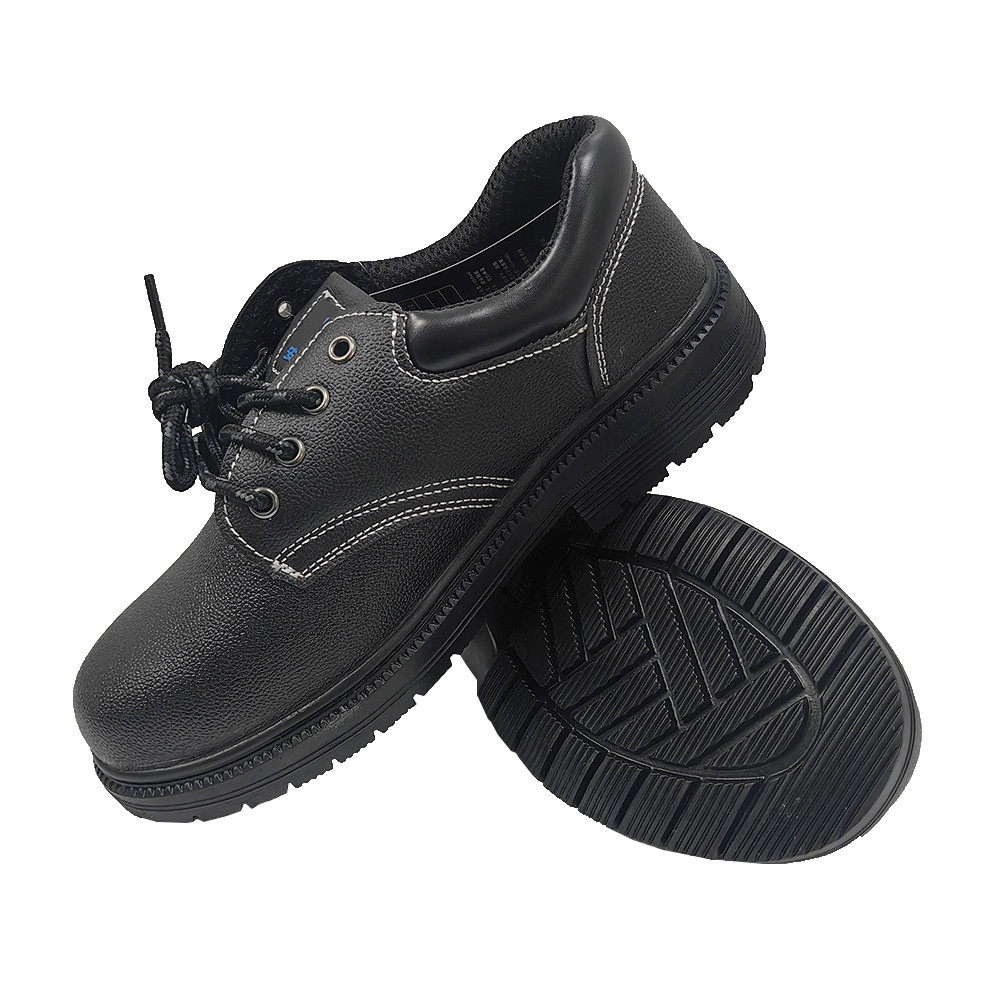 Unisex Anti Smash Construction Work Shoes Low Cut Steel Midsole Rubber ...