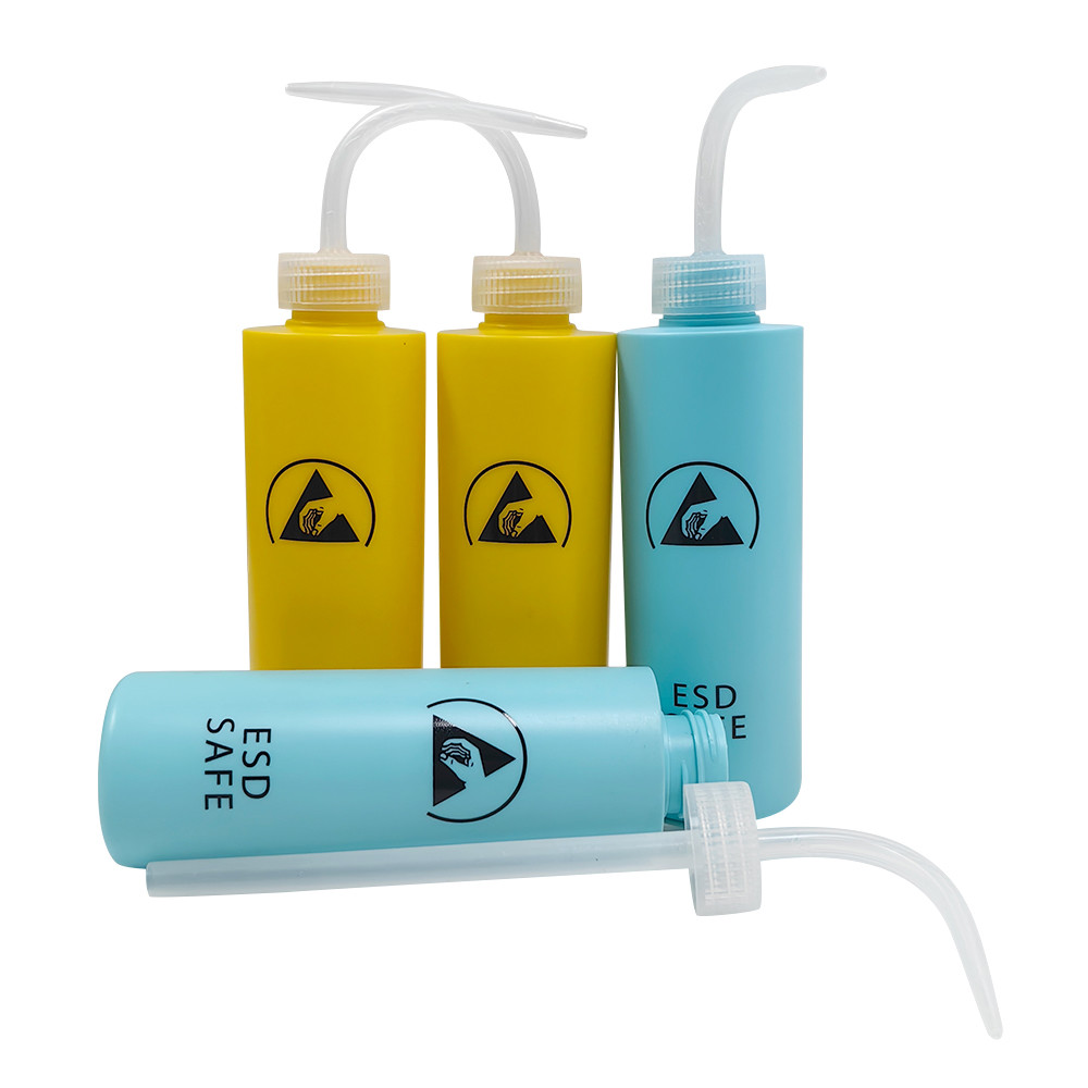 500ml ESD Antistatic Wash Bottle Plastic Squeeze Typealcohol Dispenser ...