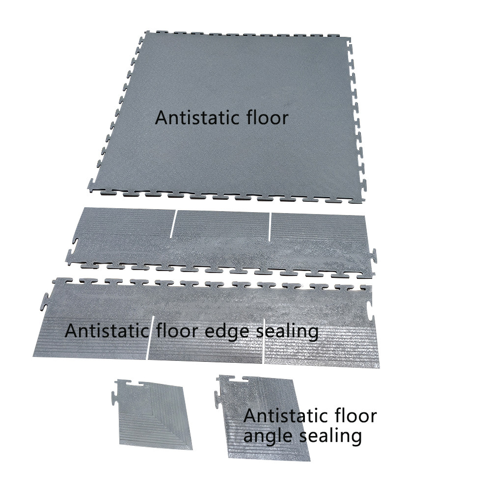 600x600mm Removable ESD Anti Static Interlocking PVC Vinyl Floor ...