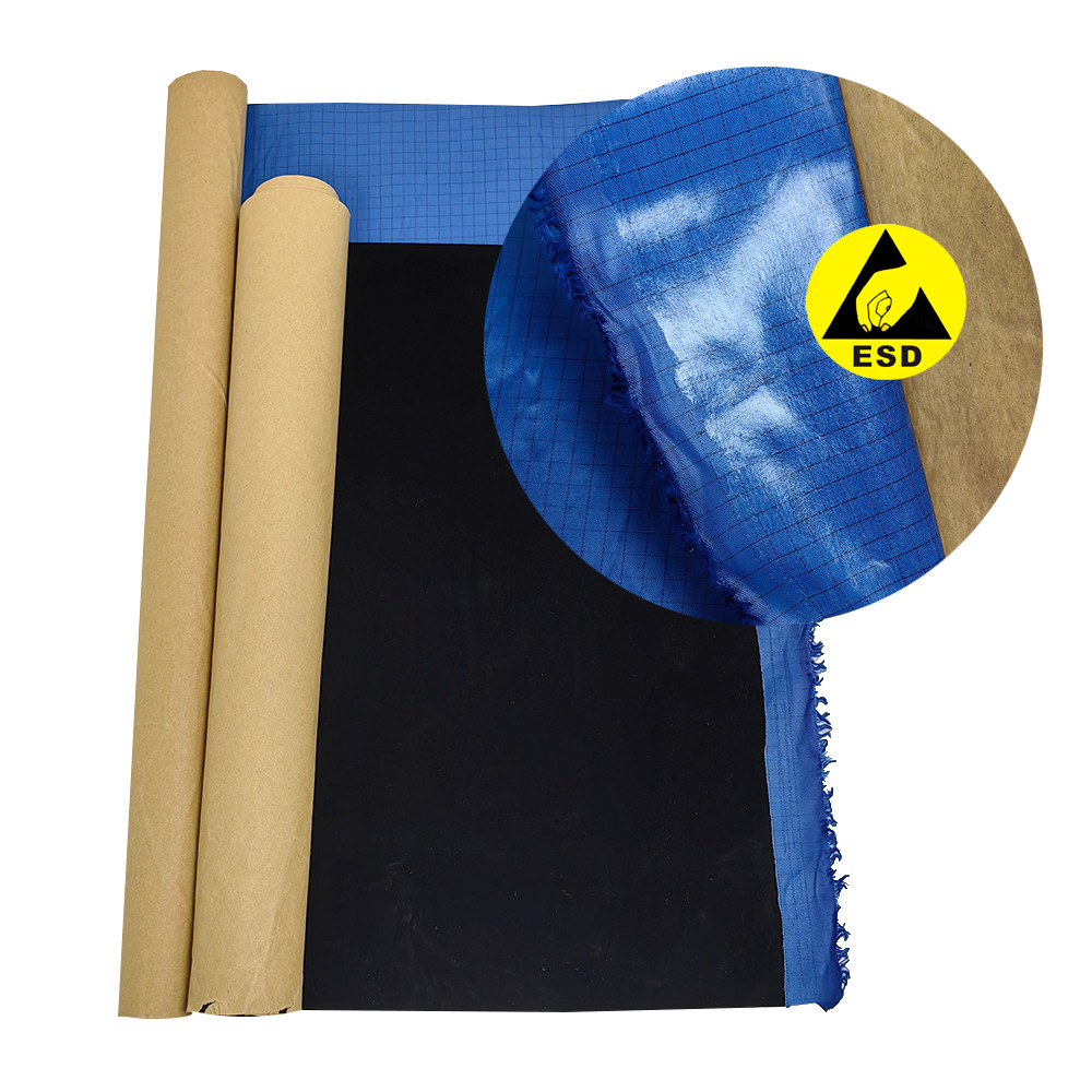 100D Adhesive ESD Antistatic Striped Silk Fabric Self Adhesive ...