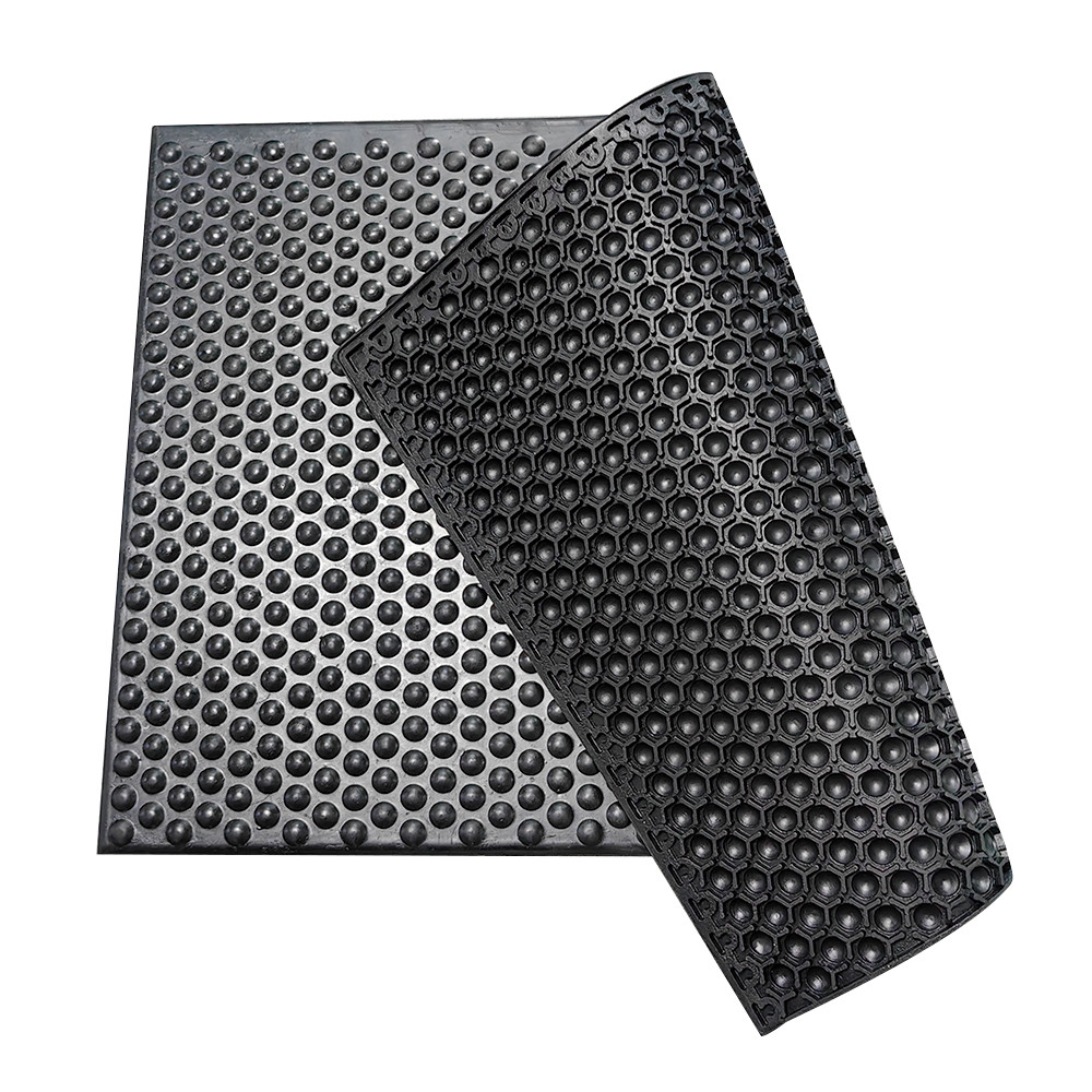 Black Rubber ESD Antistatic Cone Pattern Anti Fatigue Mat For ...
