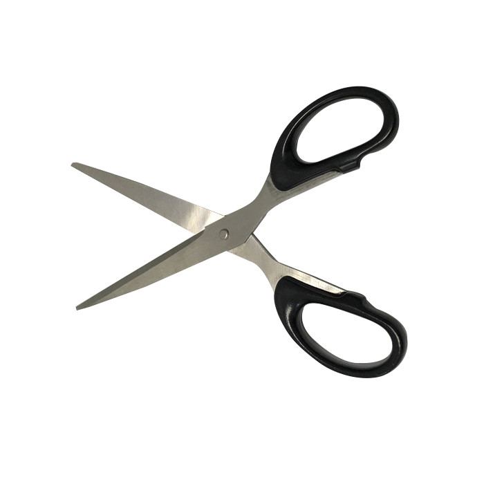 7" Overall Length ESD Scissors Black Conductive ABS Handle Stainless ...