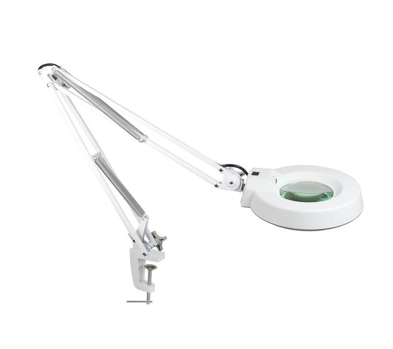 Clamp Base Illuminated Magnifying Lamp 22W Fluorescent Standard Lens ...