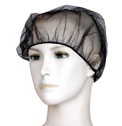100% Nylon Cleanroom Consumables Disposable Mesh Cap Hair Net Cap For ...