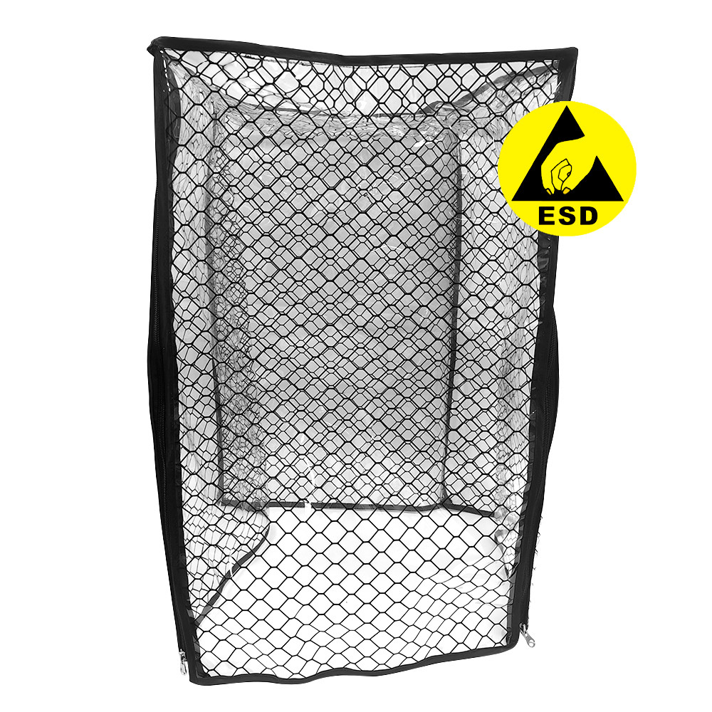 High Quality Anti-static PVC Grid Cover ESD SMT PCB Magazine Racks ...