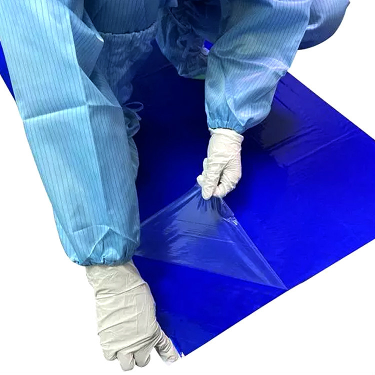 Adhesive 30 Layer Disposable Peel Off Cleanroom Sticky Mat