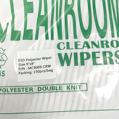 ESD Antistatic Polyester Cleanroom Wiper 99% Polyester+1% Carbon Fiber