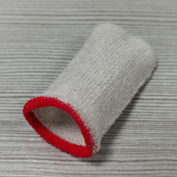 Anti Sweat Silver Glass Fiber Finger Cots Sleeve For Gaming