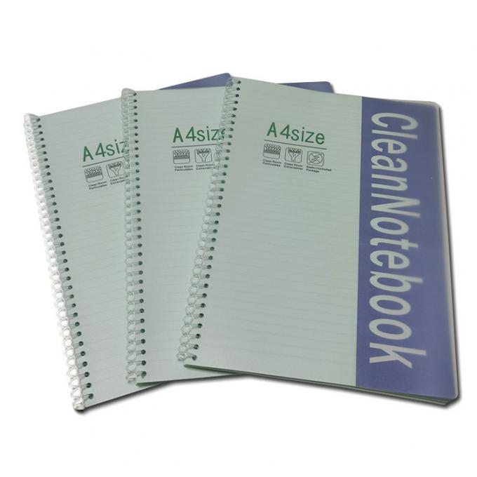 Spiral Type Customized Cleanroom ESD Notebooks For Industrial