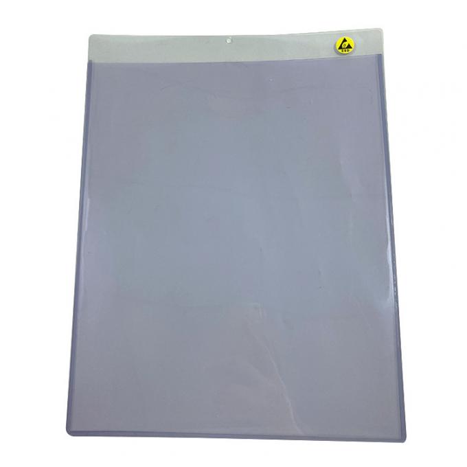 PVC Waterproof ESD Document Holder Antistatic For Cleanroom