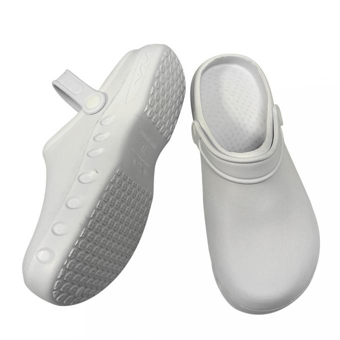 White Different Size Sterile Cleanroom EVA Slipper Non Slip
