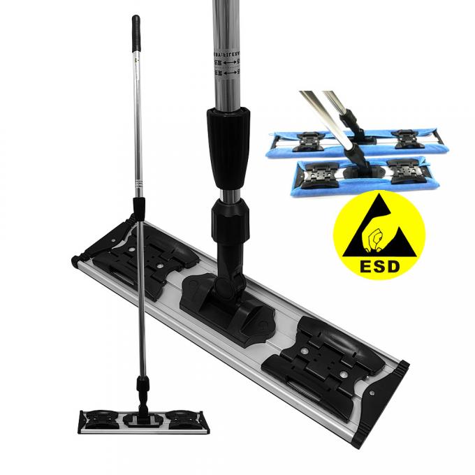 Cleanroom Industrial Microfiber Mop Cloth Antistatic ESD Dust Free ...