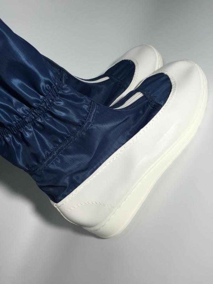 Clean Room Long Sleeve Esd Work Boots Short Upper Leather Anti Static ...