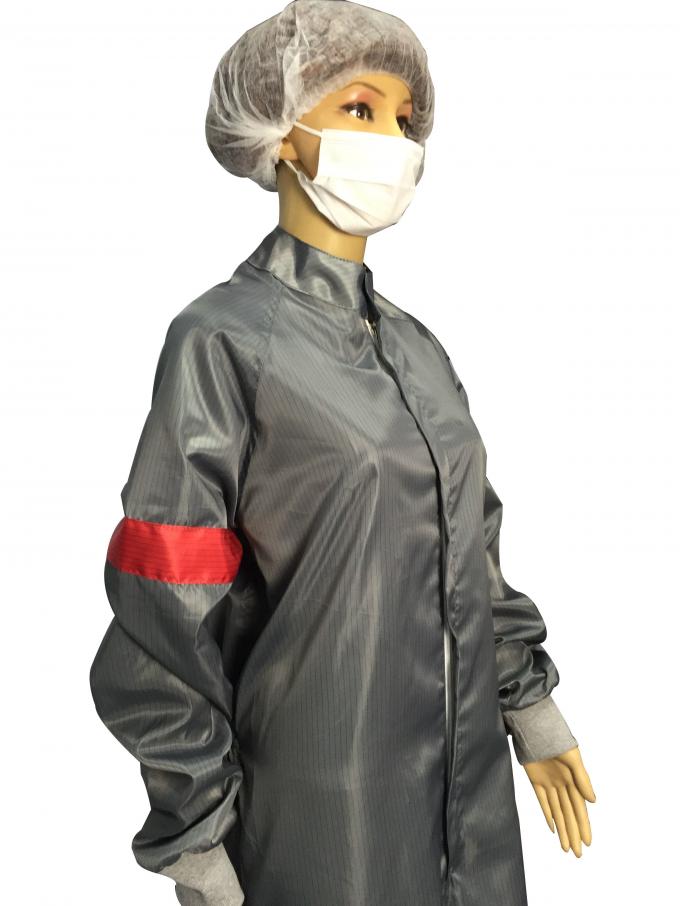 Economic ESD Safe Clothing Anti Static Lab Coat Lightweight For ESD Protected Areas