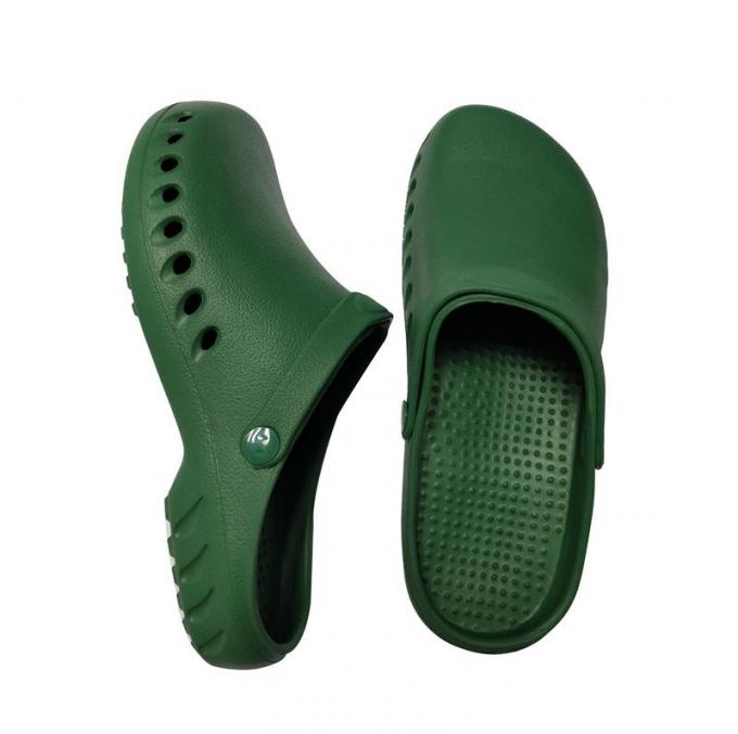 Cleanroom Anti Static Safety Shoes EVA Clogs Green Nurse Clogs For Hospital