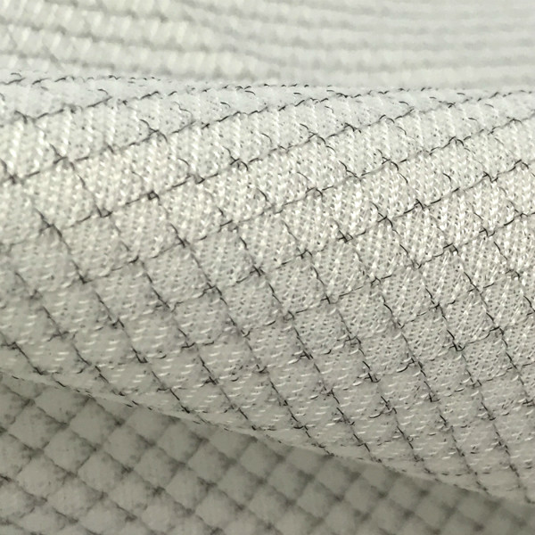 Cleanroom Knitted 96% Polyester 4% Carbon Fiber ESD Fabric