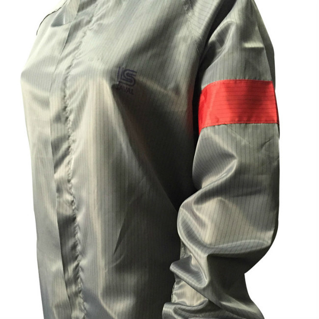 Tailored Cleanroom Anti Static ESD Jumpsuit With Knitted Cuff