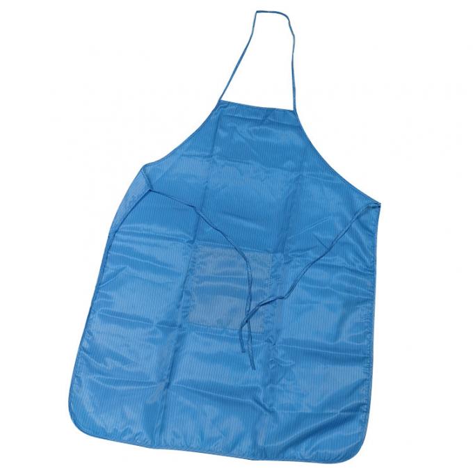 Unisex Cleanroom ESD Antistatic Apron With Waist Adjustment Belt