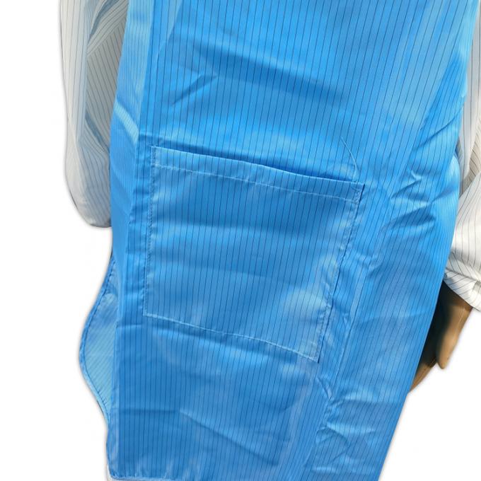 Unisex Cleanroom ESD Antistatic Apron With Waist Adjustment Belt