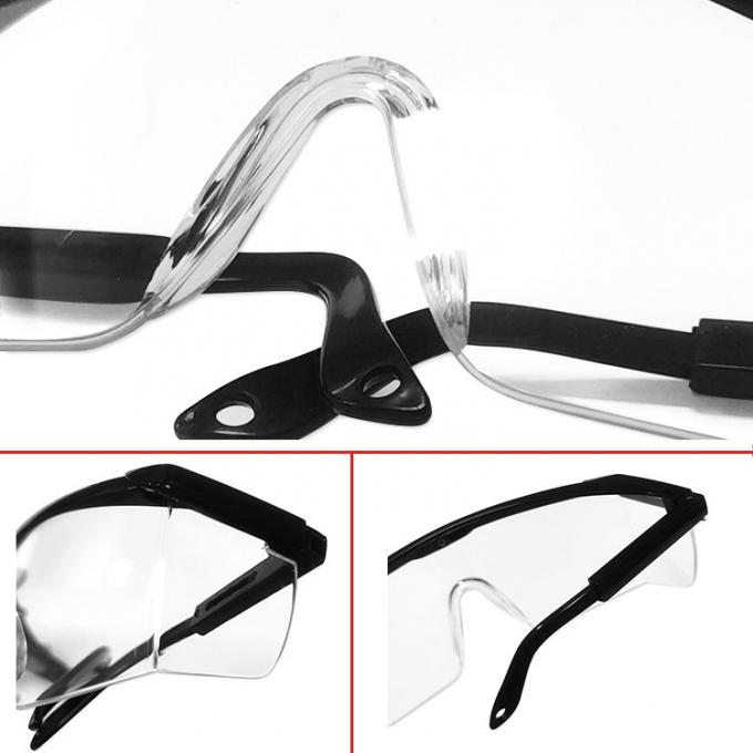 ESD Safety Clear Eye Protective Glasses Anti Scratch UV400 Vented